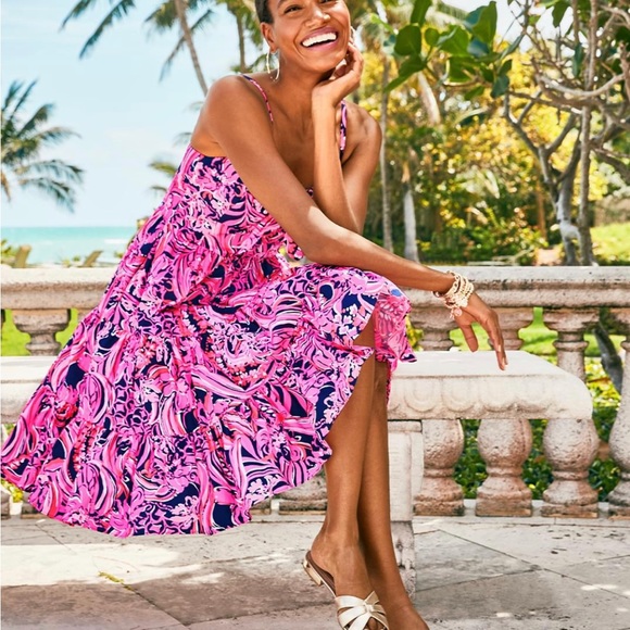 Lilly Pulitzer | Dresses | Lilly Pulitzer Adalia Tiered Dress New With Tag | Poshmark